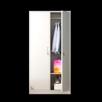 China Knock Down Steel Double Door Locker Clothes Storage Rust Resistance for sale