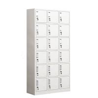 China Scratch Resistant 18 Door Locker Cold Rolled Steel Student Closet for sale