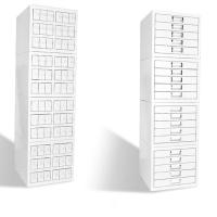 China Pathology Steel Wax Sheet Medicine Display Cabinet 5 Drawers 0.9mm Cold Rolled Steel for sale