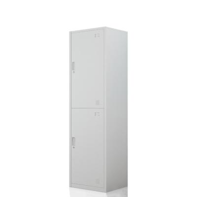 China Two Tier Steel Medicine Display Cabinet 0.38M Wide Office Furniture Employee Closet for sale