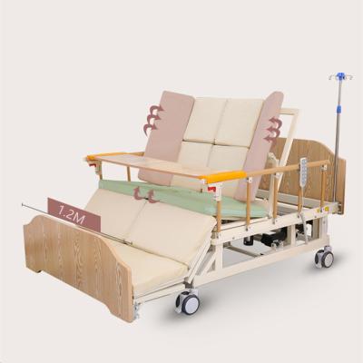 China Multifunctional Intelligent Hospital Patient Bed 1.2m Wide with Turn Over Side Rails 200kg Load for sale