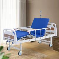 China Manual Multifunctional Hospital Patient Bed 2000x900mm with Stool Hole 220kg Capacity for sale