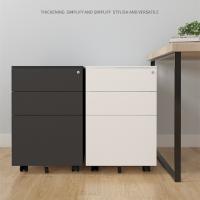 China Steel Three Drawer File Hospital Storage Cabinets Electrostatic coating for sale