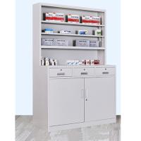China 0.5mm Three Drawer Medicine Display Cabinet Odourless ODM for sale