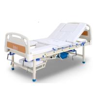 China Manual Hospital Bed 2000x900mm Multi-Functional Nursing Bed with Back Lift Leg Lift for Home for sale