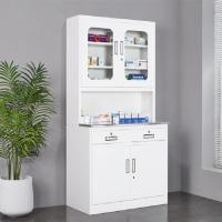 China Cold Rolled Steel Pharmacy Display Cabinet Electrostatic Spraying for sale