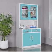 China Cold Rolled Steel Pharmacy Display Cabinet Electrostatic Spraying for sale