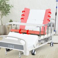 China Foldable Guardrail Hospital Patient Bed with 0-80 Back Rest and 200kg Load Capacity for sale