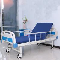 China Manual Hospital Nursing Bed 2000x900mm with Back Raising and Leg Lift Functions for Home Care for sale