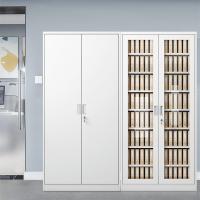 China Steel Large Storage Instrument Medicine Display Cabinet 850x390x1800mm Hospital Room Cabinets for sale