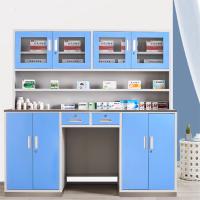 China Cold Rolled Steel Medicine Display Cabinet H1800 W1800 D600mm Electrostatic Spraying Customized for sale