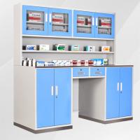 China Cold Rolled Steel Medicine Display Cabinet H1800 W1800 D600mm Electrostatic Spraying Customized for sale
