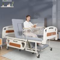China Multi-Functional Manual Nursing Bed Wheelchair Bed 2170x1060x550mm 220kg Load Capacity Hospital Patient for sale