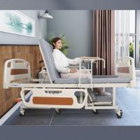 China Multi-Functional Manual Nursing Bed Wheelchair Bed 2170x1060x550mm 220kg Load Capacity Hospital Patient for sale