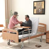 China Electric Nursing Bed with Automatic Turning 0-70 Degree Backrest 200kg Capacity Hospital Bed for sale