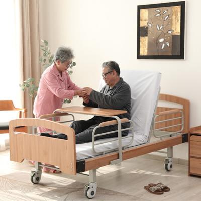 China Electric Nursing Bed with Automatic Turning 0-70 Degree Backrest 200kg Capacity Hospital Bed for sale