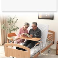 China Electric Nursing Bed with Automatic Turning 0-70 Degree Backrest 200kg Capacity Hospital Bed for sale
