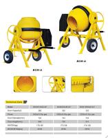 China Roll Portable Concrete Mixer Machine Gas Engine Round Handle 1.0mm for sale