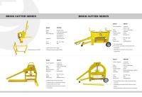 China 120mm Garden Machine Tools Semiautomatic Brick Cutting Machine for sale