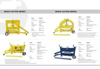 China 120mm Garden Machine Tools Semiautomatic Brick Cutting Machine for sale