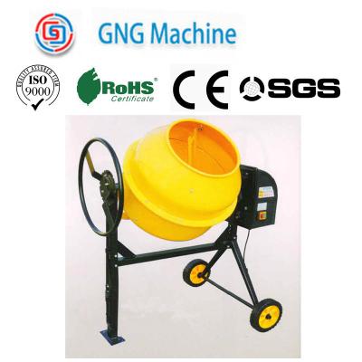 China 140L Mini Cement Mixer 650W Two Wheels Portable Concrete Mixer Machine CE for sale