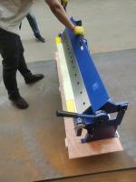 China 1220mm Hand Shear Cutting Machine Brake Electric Metal Folding Machine for sale