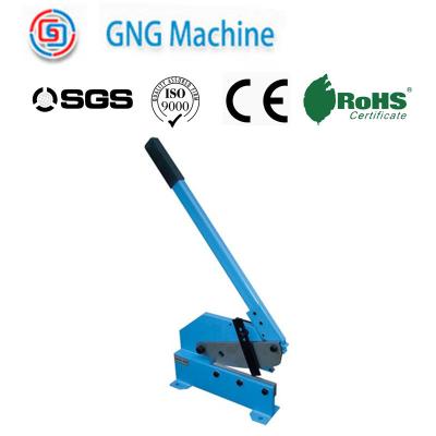 China 8 Inch Hand Shear Metal Shearing Machine HS-8 for Sheet and Bar Cutting 6mm Capacity for sale