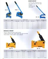 China 8mm Hand Lever Shearing Machine Hand Shear Cutter For Sheet Cutting for sale