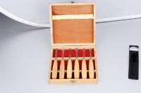 China Round Punch Wood Turning Chisel Set Domestic Ashtree For Woodworking for sale