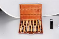 China Round Punch Wood Turning Chisel Set Domestic Ashtree For Woodworking for sale