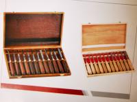 China Flat Punch Wood Lathe Tool Sets Butt Chisel Wood Turning Lathe Machine for sale