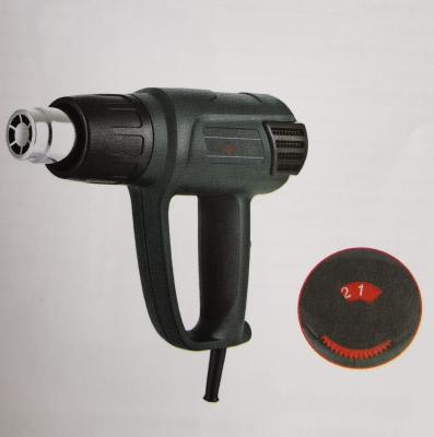 China Electric Heat Gun 2000W 230V 50Hz Dual Temperature 50-600C Adjustable Airflow 250-500L/min for sale