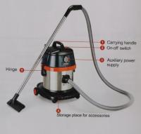 China Professional Multifunction Dry & Wet Vacuum Cleaner 30L 1250W Stainless Steel for sale