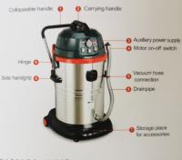 China Professional Multifunction Dry & Wet Vacuum Cleaner 30L 1250W Stainless Steel for sale