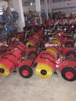 China 6.5HP Snow Power Brush Sweeper Walk Behind Recoil Starter High Flexibility for sale