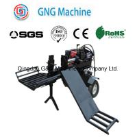 China Woodworking Automatic Log Splitter 45 Ton Horizontal Vertical Diesel 9HP for sale