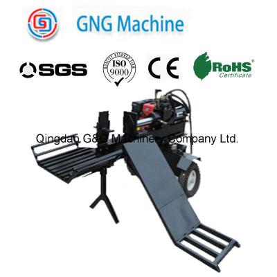 China Woodworking Automatic Log Splitter 45 Ton Horizontal Vertical Diesel 9HP for sale