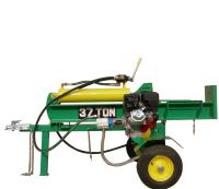 China Horizontal Gasoline Wood Chipper 50 Ton Horizontal Wood Splitter for sale