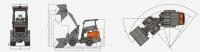 China Double Hydraulic Motors Fully Hydraulic Loader for sale