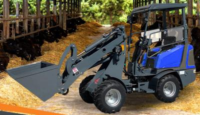 China Double Hydraulic Motors Fully Hydraulic Loader for sale