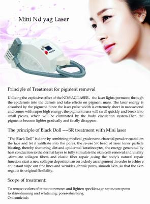 China mini nd yag laser tattoo removal laser q switched nd yag laser for sale