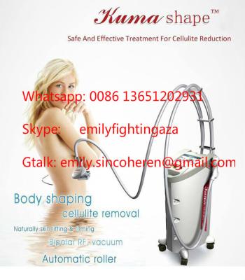 China in shape cellulite fat melting RF Kuma shape/ Body Cavitation Vacuum Shaping Machine/ laser slimming machine/ lipo for sale