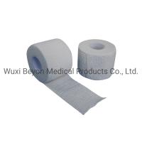 China Hand Tearable Elastic Adhesive Bandage 10cm 7.5 Cm Tear Flexible Adhesive Weightlifting for sale