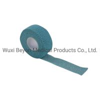 China self stick stretchy bandage tape elastic Blue Hand Wrapping Protection adhesive for sale