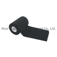 China Elastic Adhesive Tape Tear Black Weightlifting Bandage for sale