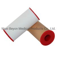 China Fast Aid Zinc Oxide Medical Tape Thick Flesh Beige Skin Color for sale