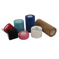 China Rip Cohesive Spatting Tape Athletic Flesh Beige Color Self Adhering Wrap for sale