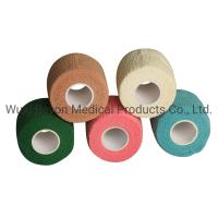 China Rip Cohesive Spatting Tape Athletic Flesh Beige Color Self Adhering Wrap for sale