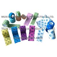 China Compression Non Woven Cohesive Bandage Printed Elastic OEM Vet Flexible Healthcare for sale