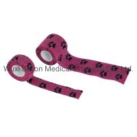 China Self Adherent Cohesive Wrap Bandages Wrap Equine Pet Flexible Printed for sale